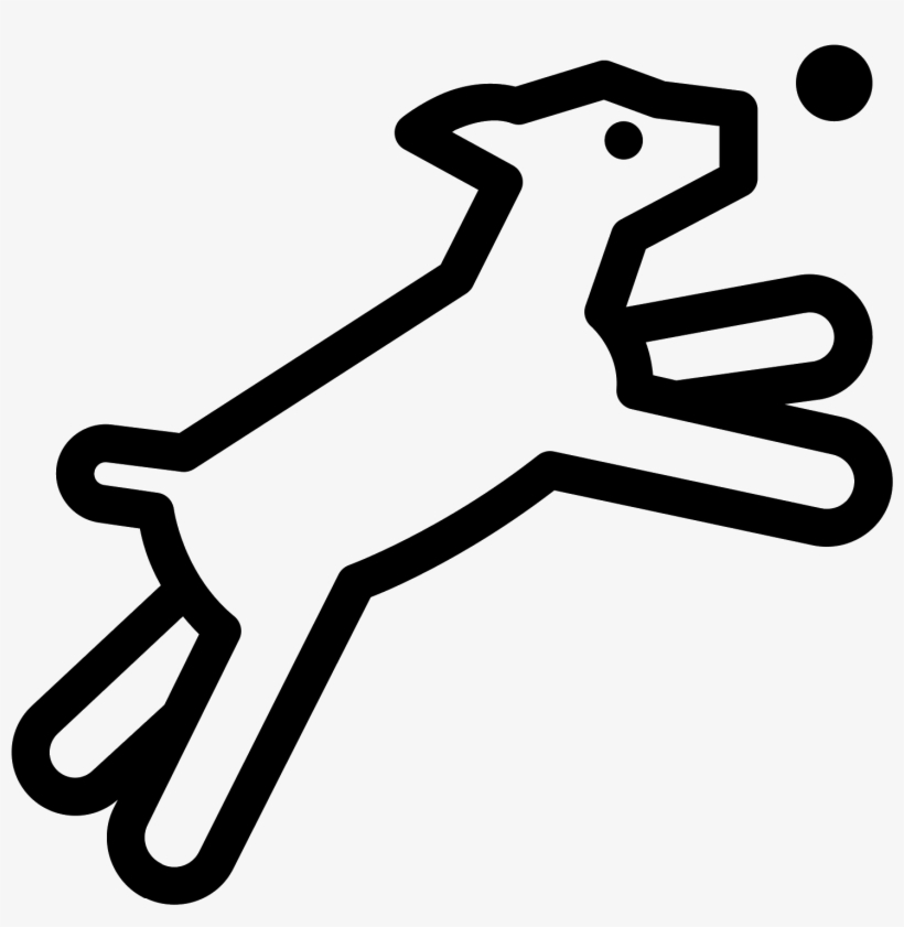 Dog Playing With Ball Clipart - Dog Park Icon Png Transparent PNG ...