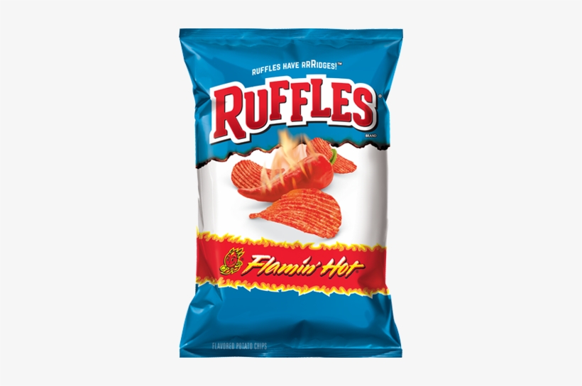 Ruffles® Flamin' Hot Flavored Potato Chips - Ruffles Flamin Hot Chips ...
