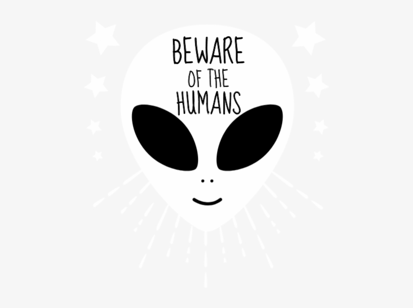 Beware Of Humans Png Transparent PNG - 539x533 - Free Download on NicePNG
