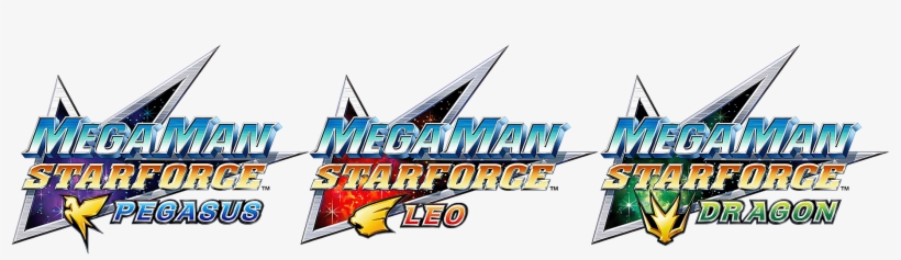 Mega Man Star Force Leo Pegasus Dragon Logo - Megaman Star Force Logo ...
