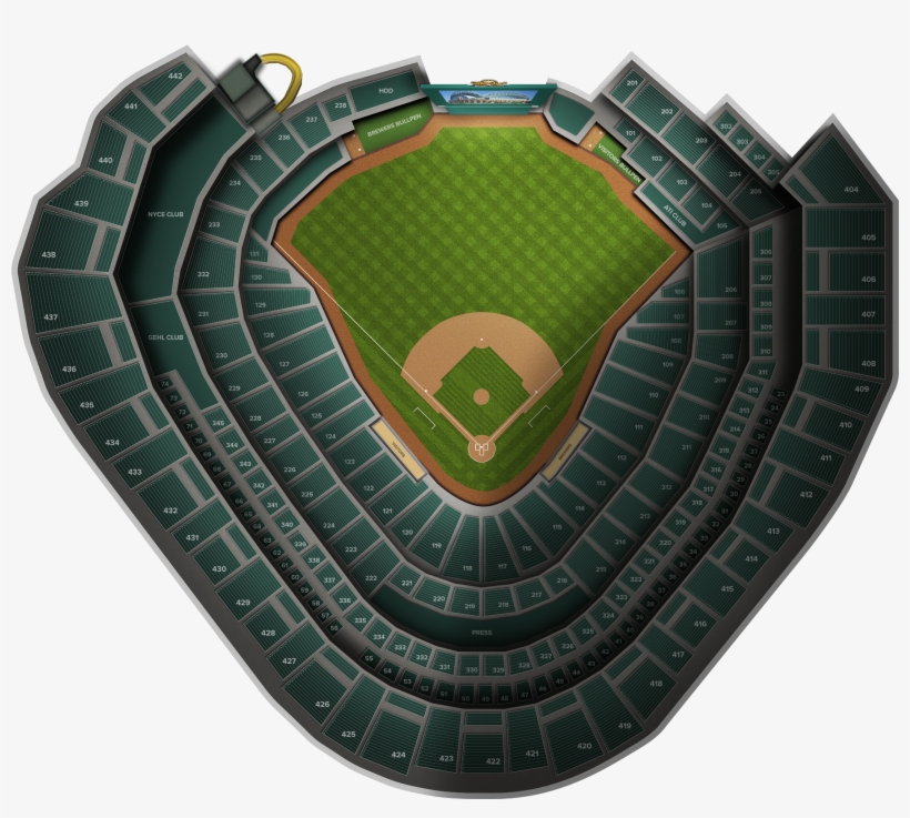 Terrace Box Seat Miller Park Transparent PNG - 2560x1936 - Free ...