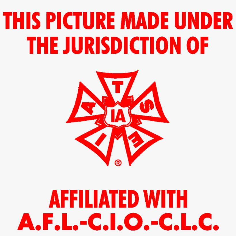 Iatse Logo Red - Made Under The Jurisdiction Of Iatse Affiliated ...
