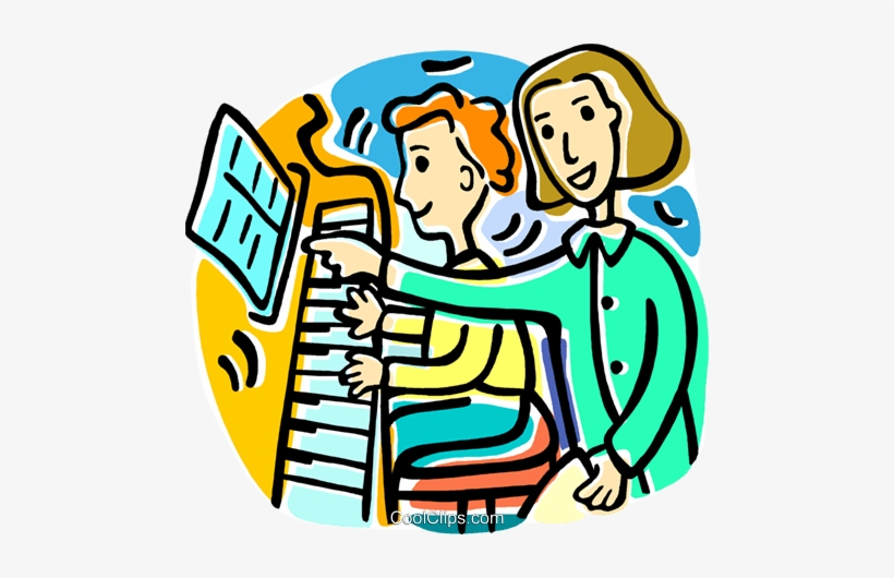 Piano Practice Clip Art - Music Teacher Clip Art Transparent PNG ...