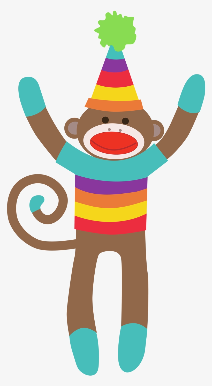 Year Of The Monkey Clipart 4 Monkey - Colorful Sock Monkey Clip Art ...