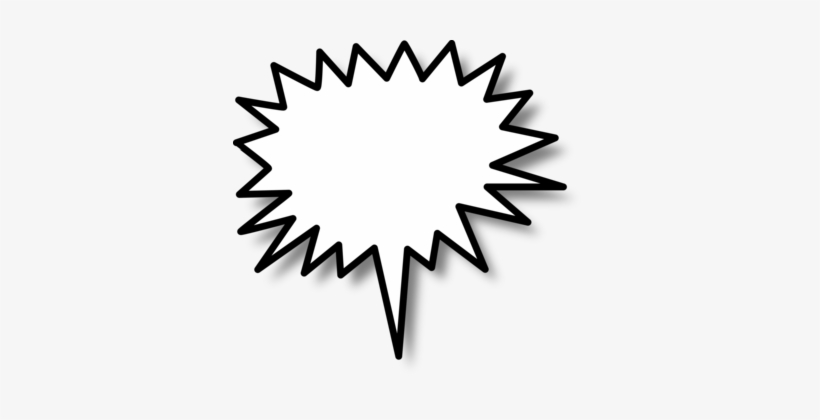 Speech Balloon Comics Comic Book Cartoon Comic Strip - Star Burst Clip ...