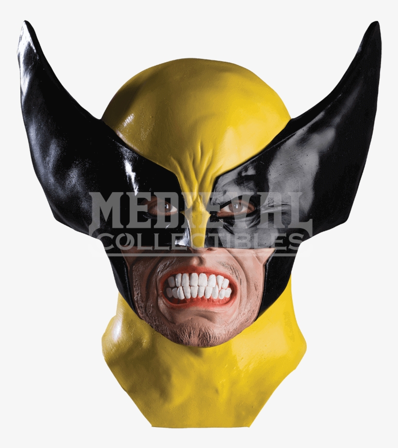 Adult Wolverine Latex Mask - Wolverine Mask Transparent PNG - 850x850 ...