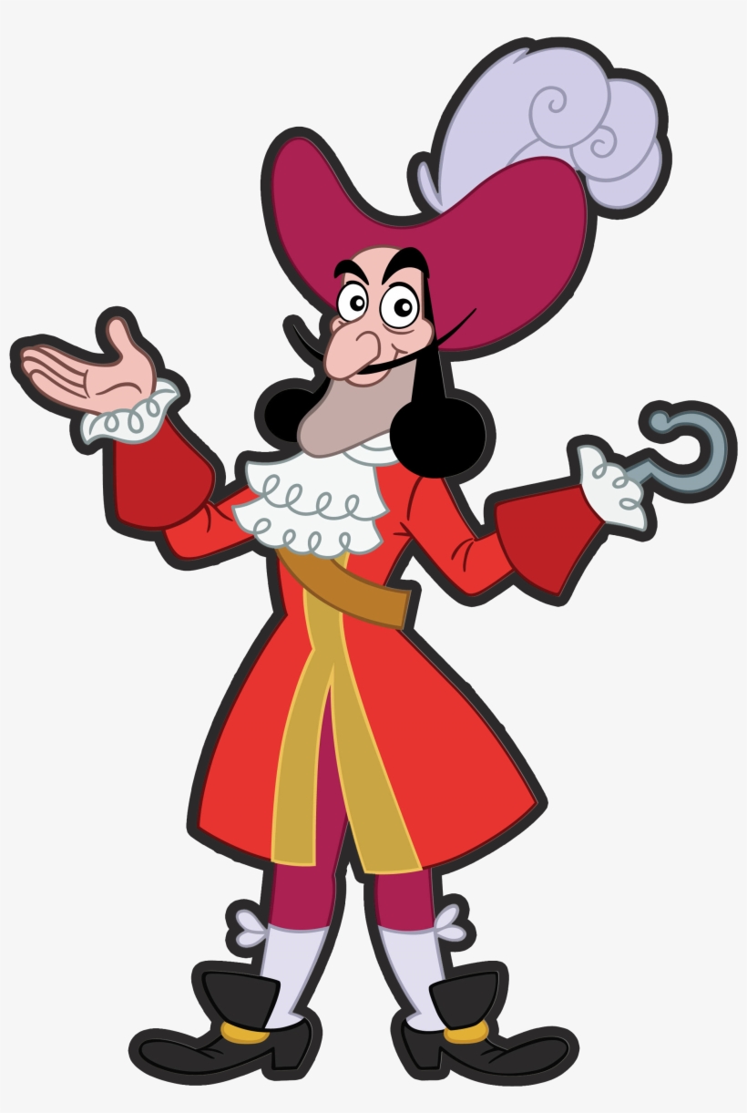 Download Free Pirate Hook Png - Captain Hook Cartoon Characters - HD ...