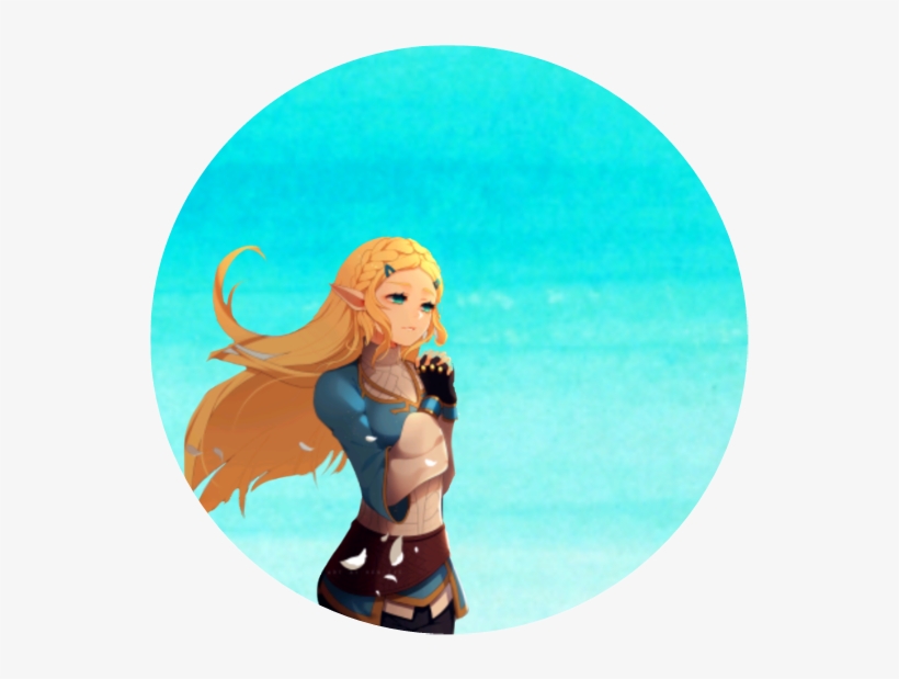 Zelda Sticker Botw Princesszelda - Princess Zelda In Breath Of The Wild ...