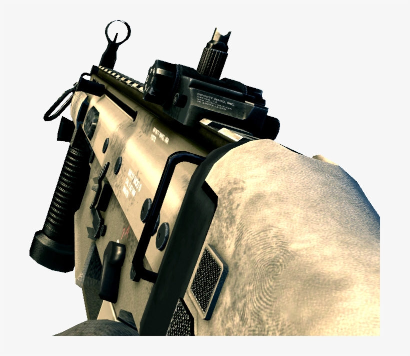 Scar-h Grip Reloading Mw2 - Call Of Duty Mw2 Scar Transparent PNG ...
