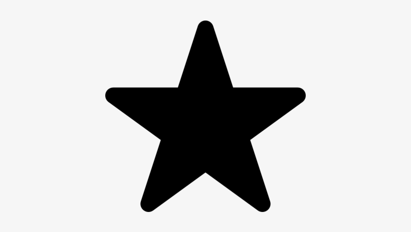 Star Shape Rounded Vector - Favorite Icon Transparent PNG - 400x400 ...
