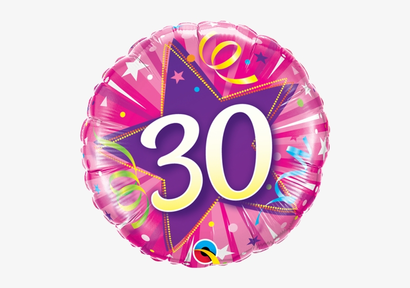 30th Birthday Balloon Png Transparent PNG - 500x495 - Free Download on ...