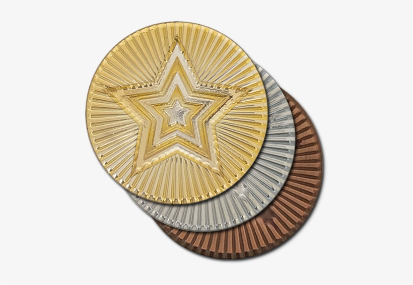 Round Star Metal Badge By School Badges Uk - Badge Transparent PNG ...