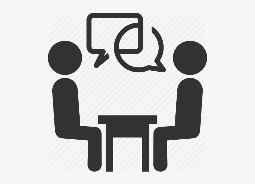 Download Exit Interview Icon - Face To Face Icon - HD Transparent PNG ...