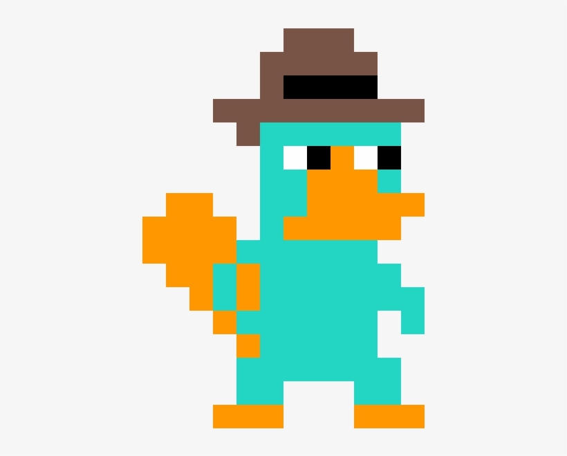 Download Perry The Platypus - Pixel Art Perry The Platypus - HD ...