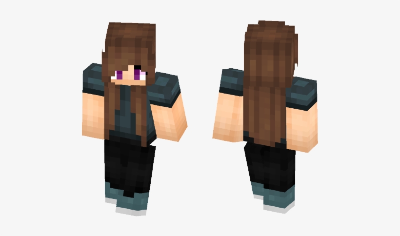 Cute Tumblr Girl - Babymetal Minecraft Skin Transparent PNG - 584x497 ...