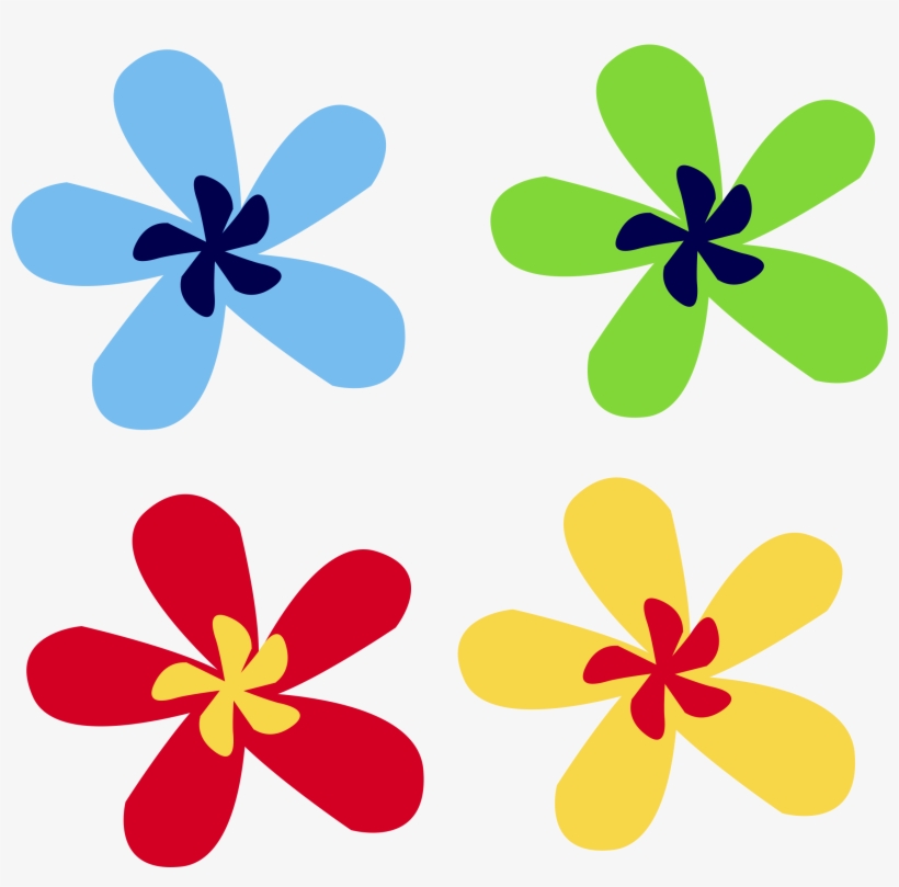Rainbow Flower Clipart Png - Design Clipart Flower Transparent PNG ...