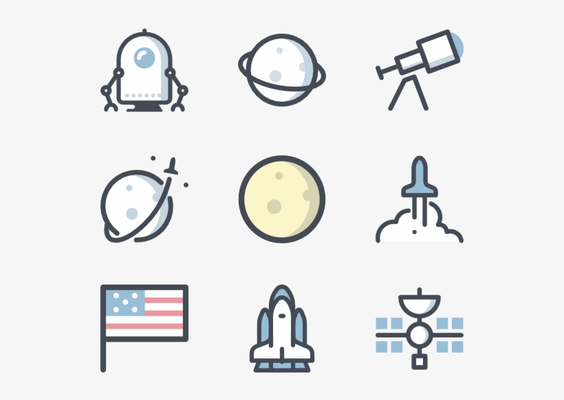 Space - Astronaut Icon Flat Transparent PNG - 600x564 - Free Download ...