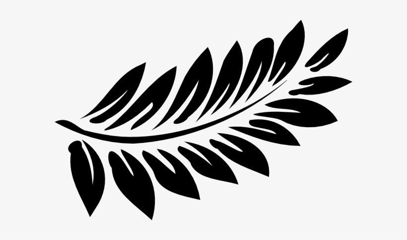 Clip Art Library Clip Art At Clker Com Vector Online - Black Leaves ...