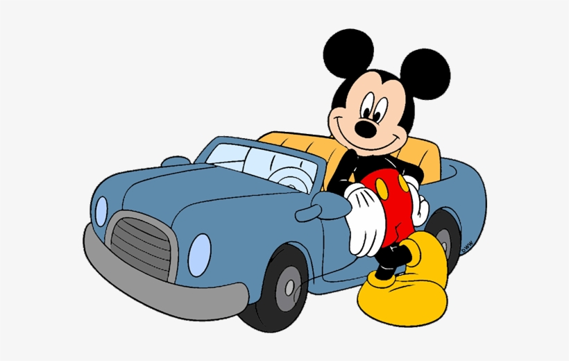 Mickey - Mickey In A Car Transparent PNG - 600x460 - Free Download on ...
