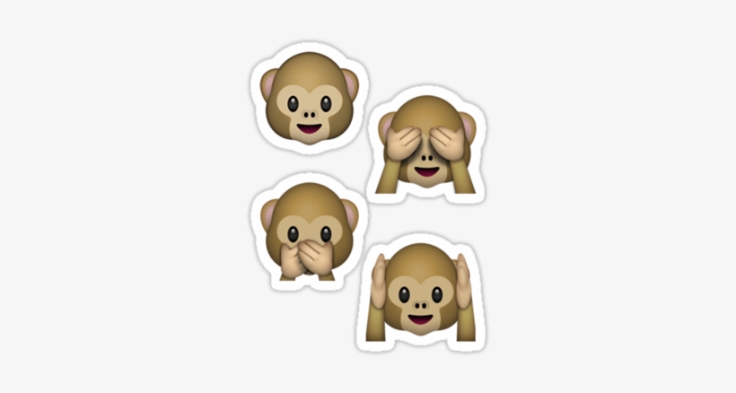 Download Emoji Stickers - Monkey Lockscreen - HD Transparent PNG ...