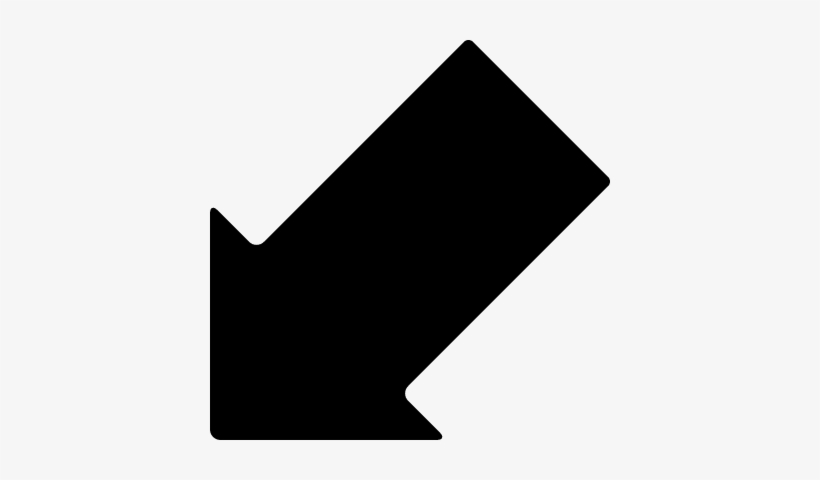 Arrow Pointing Down And Left