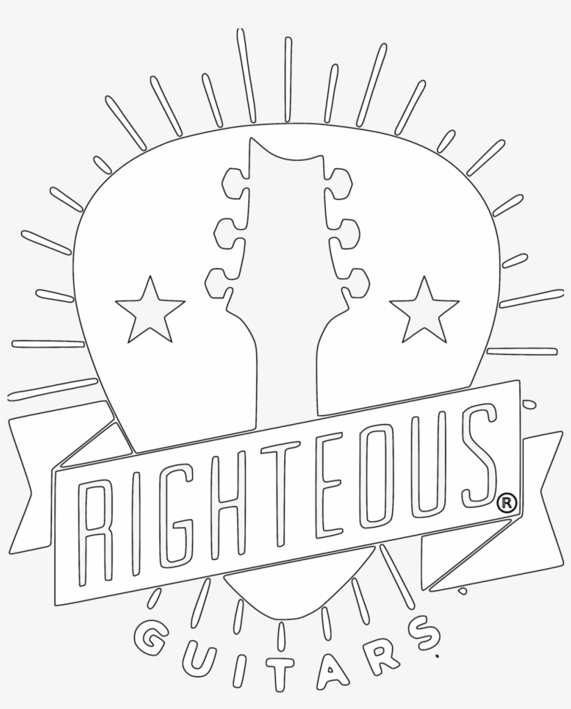 Righteous Logo Jpeg White Registered Outlined Transparent PNG ...