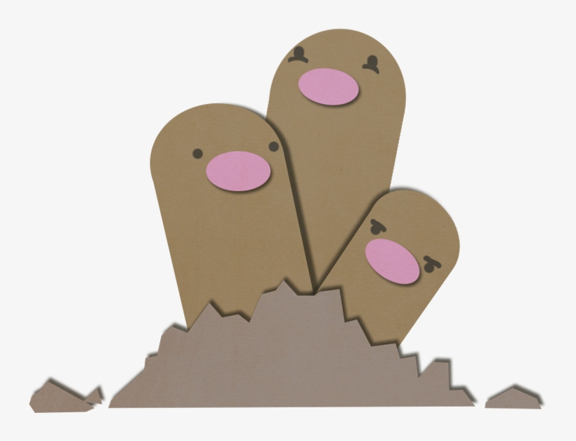 Dugtrio - Illustration Transparent PNG - 737x548 - Free Download on NicePNG