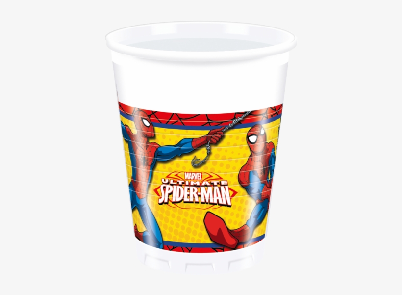 Ultimate Spiderman Plastic Cups - Ultimate Spider-man Cups - 200ml ...