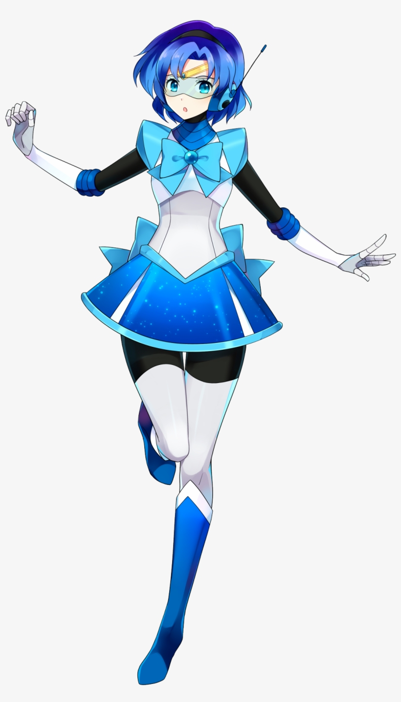 Sailor Mercury Robot Suit By Http - Cartoon Transparent PNG - 1200x1920 ...