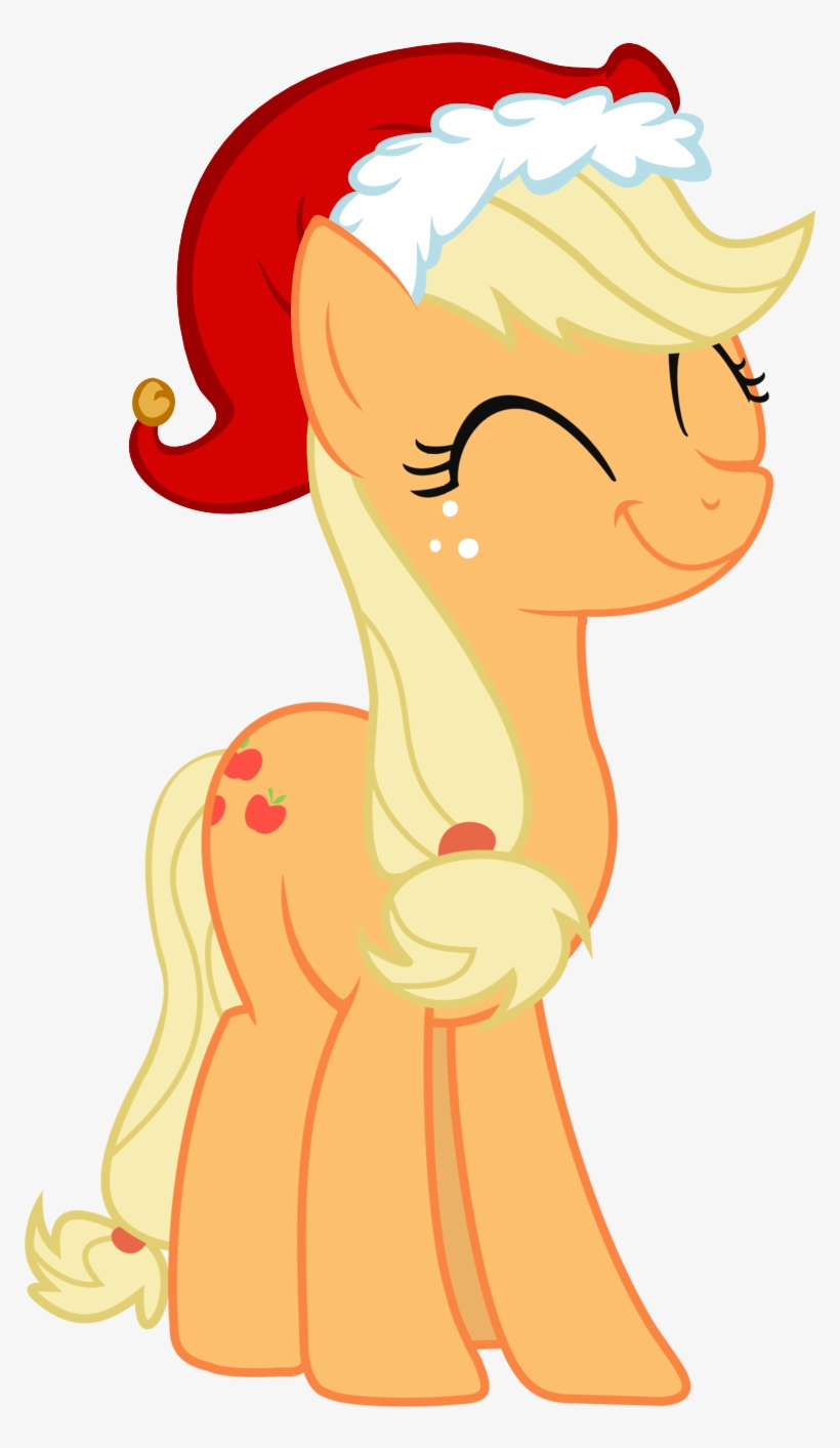 Up1ter, Christmas, Eyes Closed, Hat, Safe, Santa Hat, - My Little Pony ...