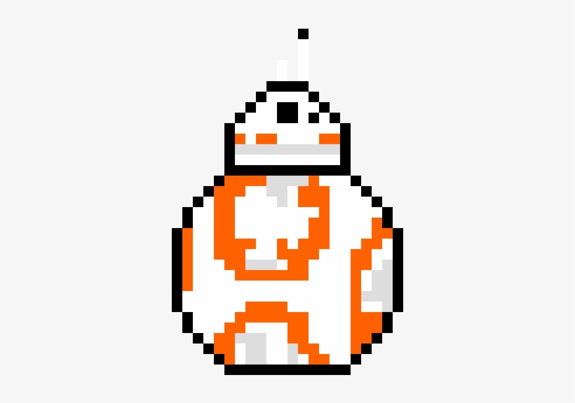 Bb-8 - Pixel Art Bb 8 Transparent PNG - 360x525 - Free Download on NicePNG