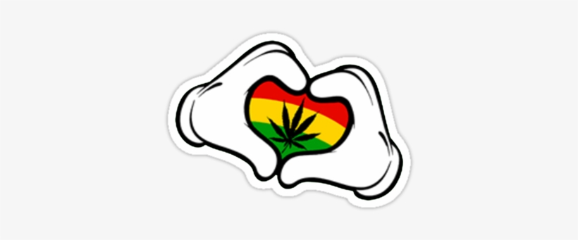 Love Weed Marijuana Leaves, Comics Toons, Mason Jar, - Hands Mickey ...