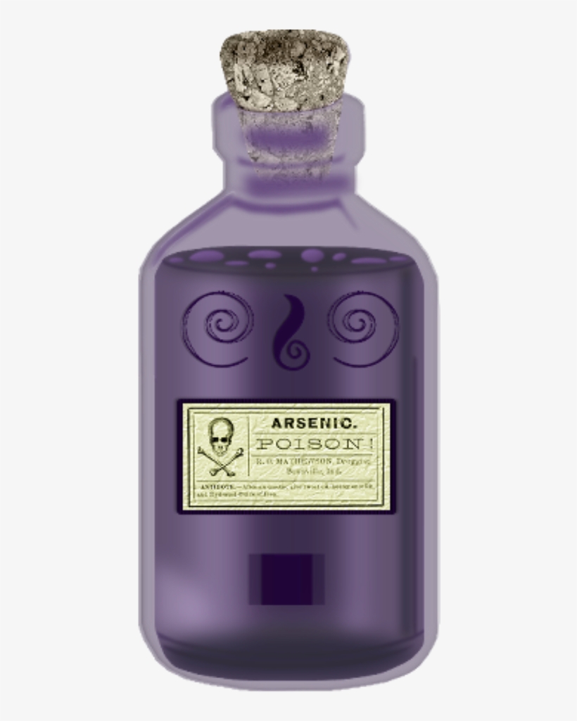 Clip Art Library Library Bottle Transparent Arsenic - Glass Bottle ...