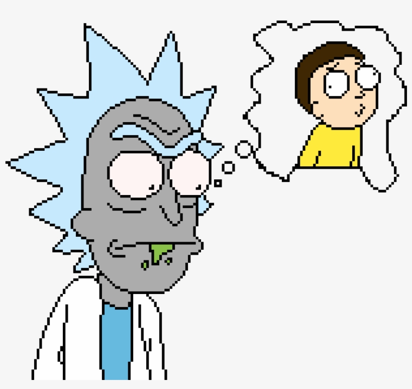 Rick Thinking Of Morty - Morty Smith Transparent PNG - 1200x1200 - Free ...