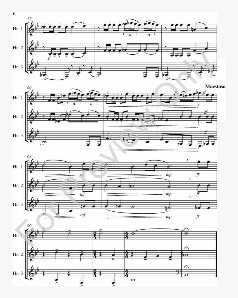 Variations On Happy Birthday For Three Horns Thumbnail - Brahms Cello ...