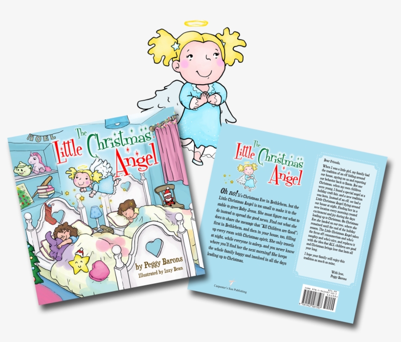 Little Christmas Angel - Little Christmas Angel Book Transparent PNG ...