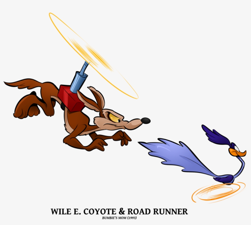 Wile N Road Runner By Boscoloandrea - Road Runner And Cayote Png ...