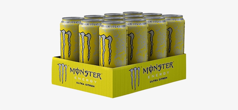Monster Ultra Citron Energy Drink, 12 X 500 Ml - Monster Energy Ultra ...