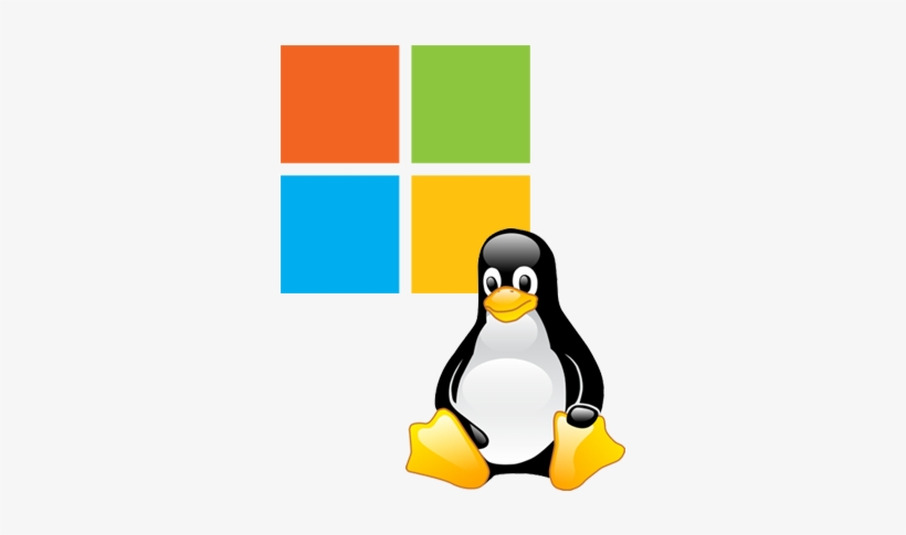Linux Logo Png - Linux And Windows Logo Transparent PNG - 333x425 ...