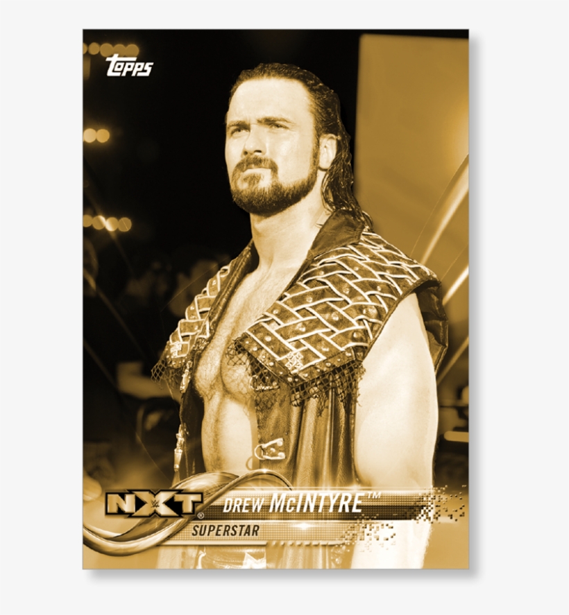 2018 Topps Wwe Drew Mcintyre - Drew Mcintyre Transparent PNG - 1440x975 ...
