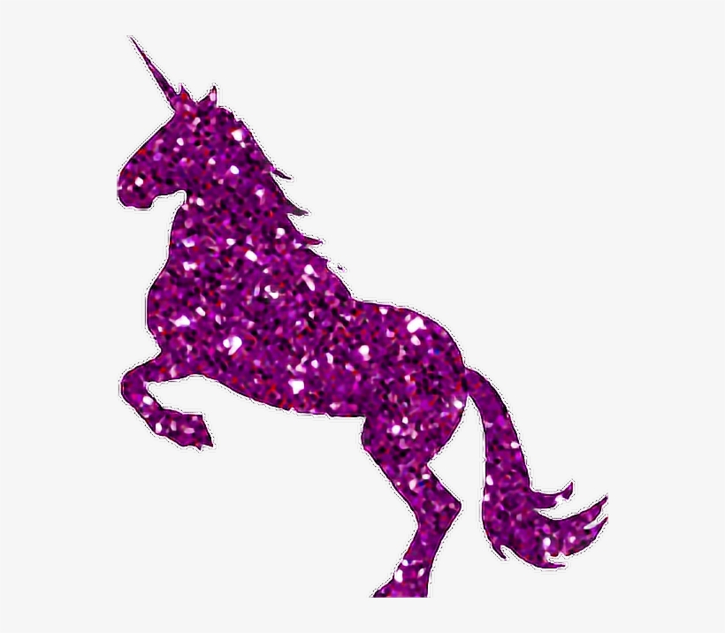 Unicorn Glitter Pink Glittery Glitterunicorn - Design Transparent PNG ...