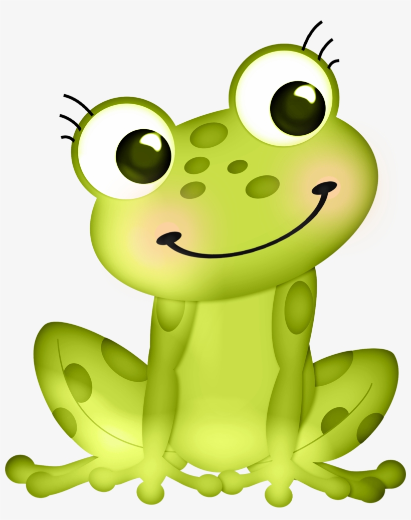 Frog Cartoon Png - Dibujo De Una Sapita Transparent PNG - 1361x1657 ...
