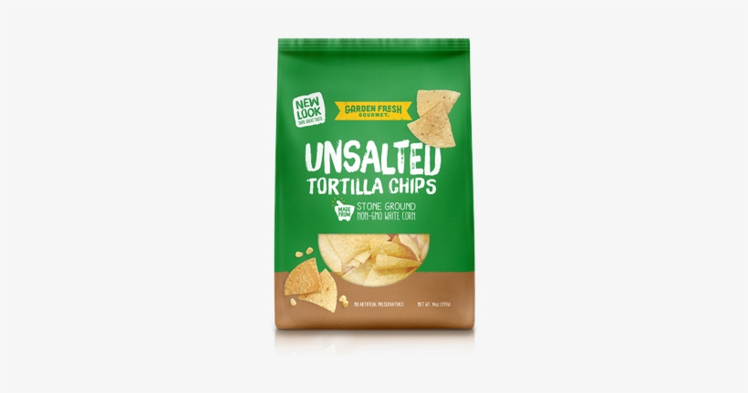 Chips - Garden Fresh Unsalted Tortilla Chips Transparent PNG - 500x350 ...