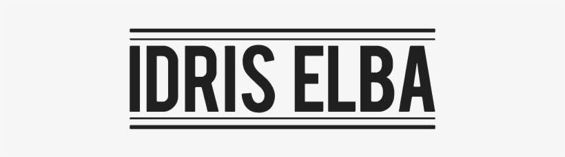 Idris Elba - Signage Transparent PNG - 600x300 - Free Download on NicePNG