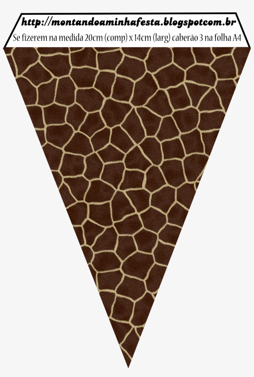 Bandeirola - Banderin Para Imprimir Baby Shower Safari Transparent PNG ...