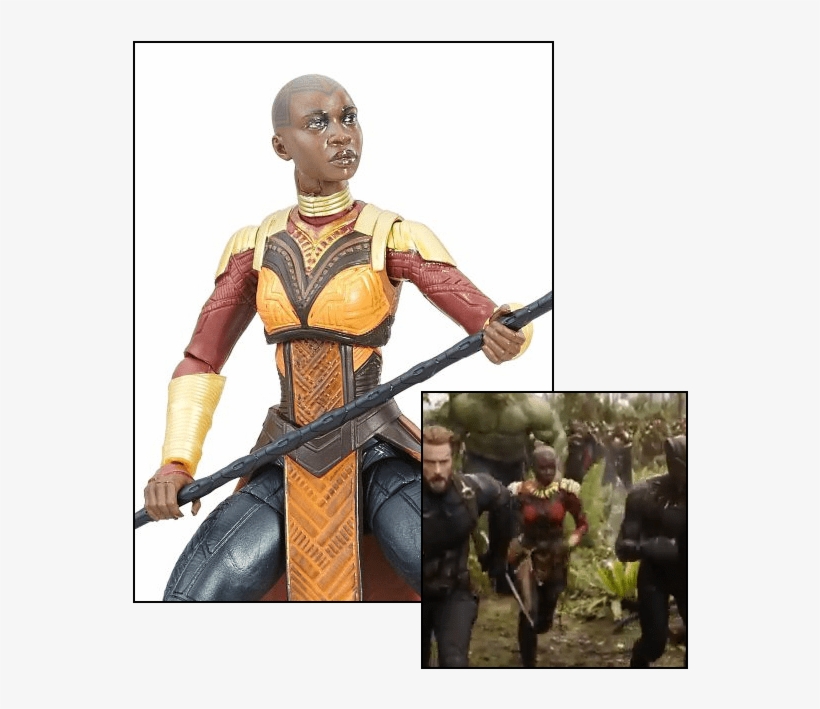 Okoye - Marvel Legends Black Panther Okoye Transparent PNG - 600x637 ...