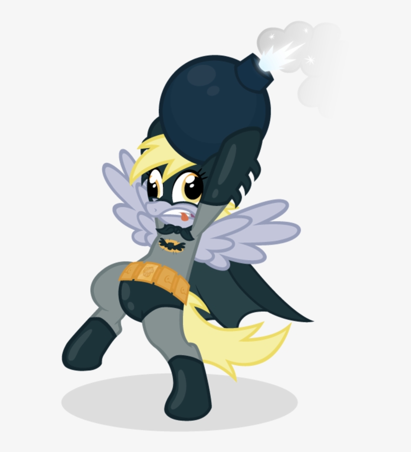 Batmare's Bomb Run - Derpy Hooves Transparent PNG - 600x824 - Free ...
