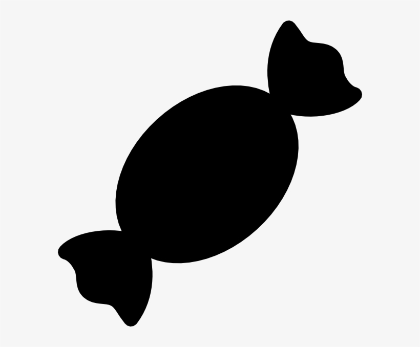 White Candy And Black Clip Art