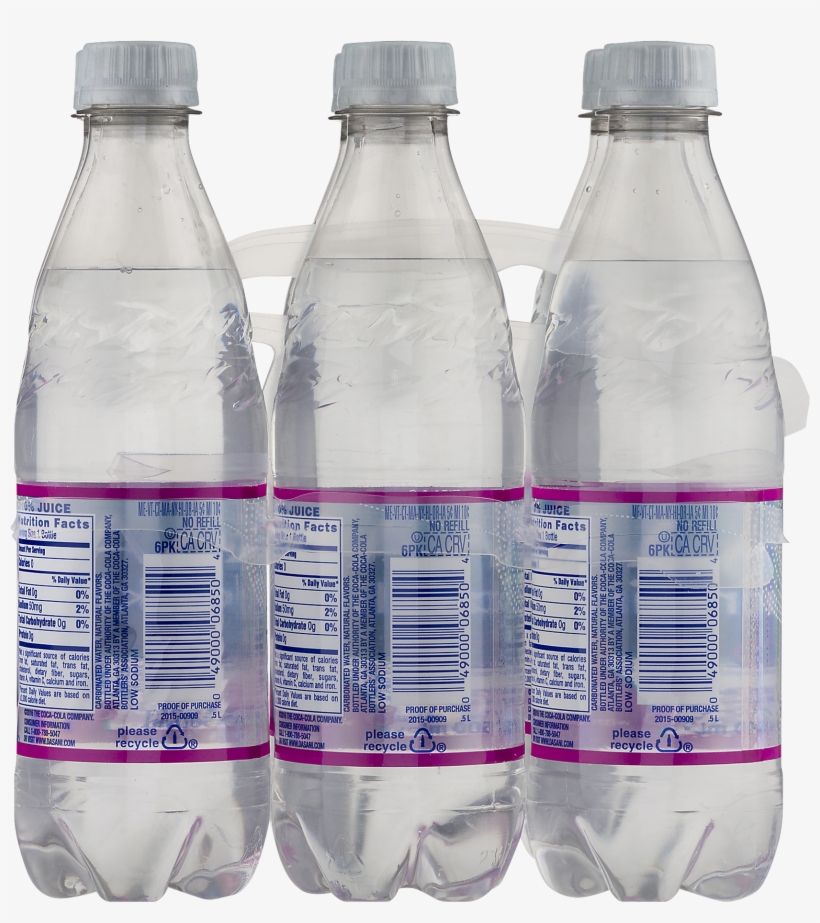 Dasani Sparkling Berry Sparkling Water Beverage - Plastic Bottle Transparent PNG - 1800x1800 ...