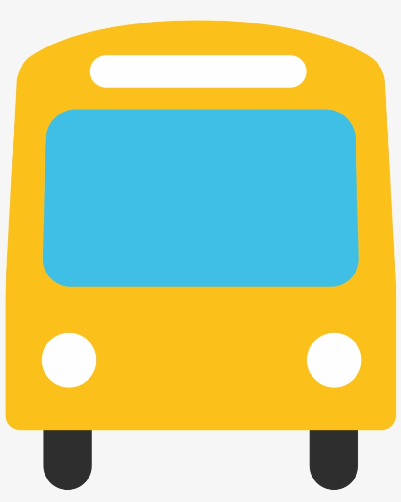 Download File - Emoji U1f68d - Svg - Bus Emoji - HD Transparent PNG ...